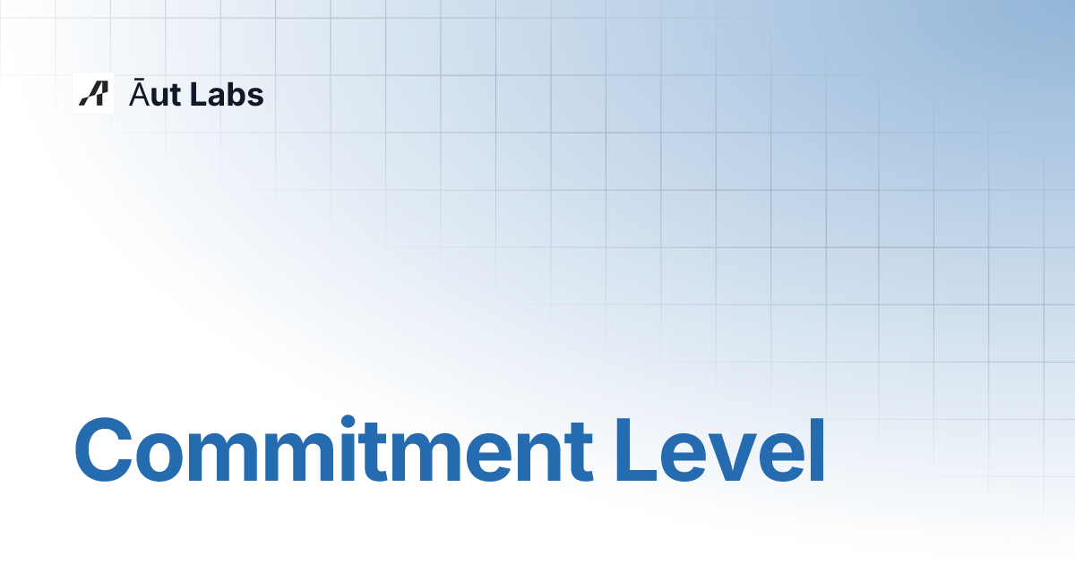 Commitment Level | Āut Labs